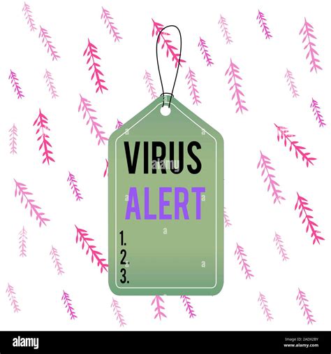 Handwriting Text Virus Alert Conceptual Photo Message Warning Of A Nonexistent Computer Virus