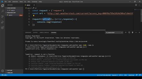 Primera Parte Aplicación Meteorológica Con Nodejs Youtube