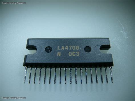 Semiconductor: LA4700 (LA 4700) - 2-CHANNEL-POWER AMPLIFIER...