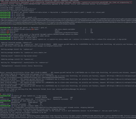 Tanzu Kubernetes Grid Upgrading A Management And Workload Cluster