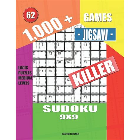 Killer Sudoku 1000 Games Jigsaw Killer Sudoku 9x9 Logic Puzzles