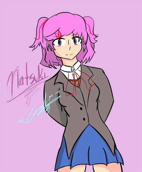 So I Drew Natsuki Not Professional But Here D R Ddlc