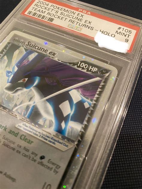 Pokemon Tcg Ex Team Rocket Returns Rockets Suicune Ex Psa 9 Mint Card