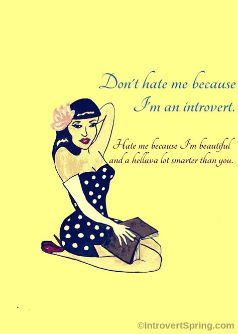 introvert pin up don t hate me because i m an introvert introvert spring