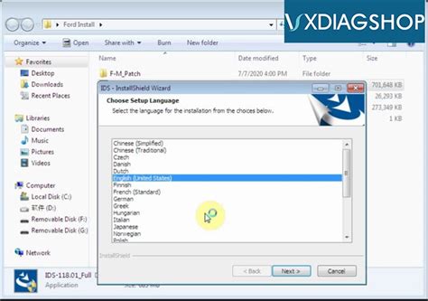 How To Install VXDIAG VCX NANO Ford IDS V118 On Win7 Win8 Win10 VXdiagshop Com