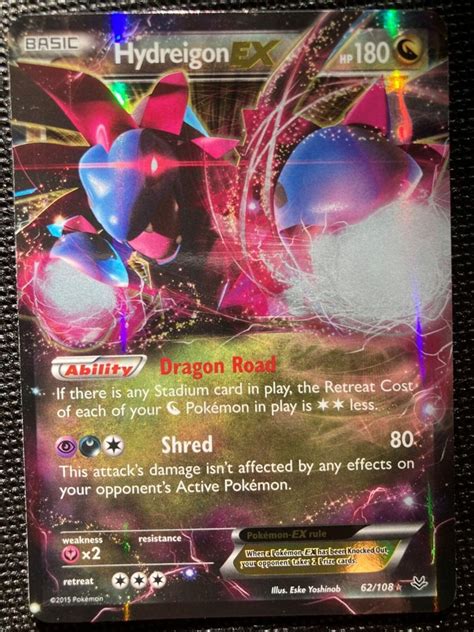 Hydreigon EX Roaring Skies Ultra Rare Pokemo