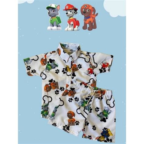 Conjunto Patrulha Canina Meninos Shopee Brasil