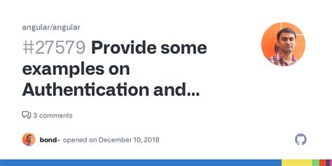 Provide Some Examples On Authentication And Authorization · Issue