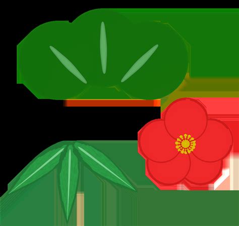 松竹梅のイラスト いらすとmapめっけもん