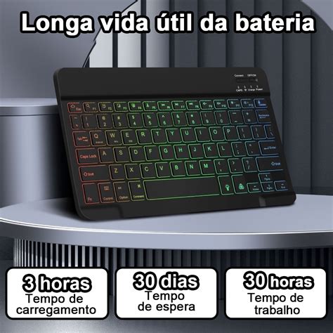 Capa De Com Teclado Magnético Para Ipad Protetora Com Teclado Para Ipad Air 4 Air5 Air6 109 10
