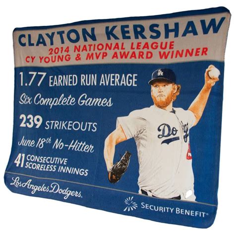 Mlb ドジャース クレイトン・カーショー フリース ブランケット レアアイテム セレクション Mlb Nba Nfl プロ野球グッズ