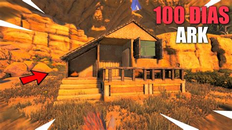 ¡sobreviviendo 100 Dias En Ark Survival Evolved Mi Hogar Scorched
