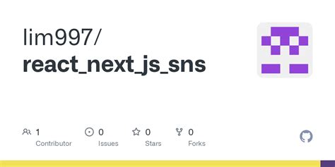 Github Lim997reactnextjssns