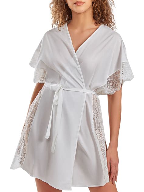 Sheer Lace Black Robe Icollection Hauteflair