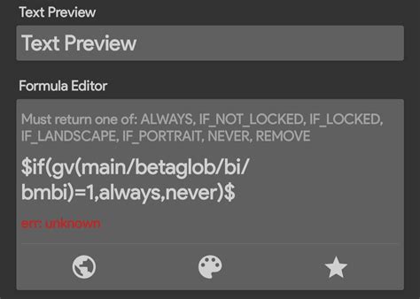 Formula Not Working R Kustom