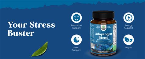 Herbal Adaptogen Mood Support Supplement Calming