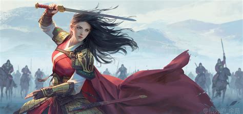 Artstation 花木兰