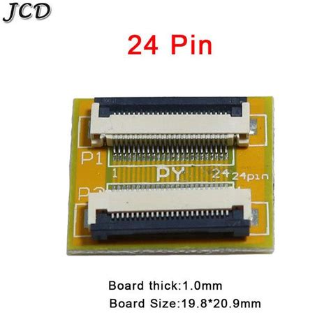 JCD FPC FFC Flexible Flat Cable Extension Board 0 5 Mm Pitch 6 10 12 24 30 40 50 60 PIN