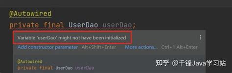 终究还是错付了最爱的 Autowired产生警告了 知乎