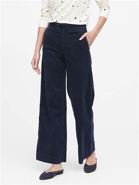 Banana Republic Japan Exclusive High Rise Wide Leg Corduroy Pant 4945040024013