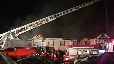 Macon Crews Battle Apartment Fire