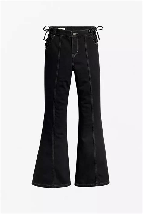 Levis® X Barbie Ferreira Uo Exclusive Lace Up Flare Jean Urban