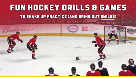 Fun Ice Hockey Drills Boost Your Power And Speed Ice Hockey Insider