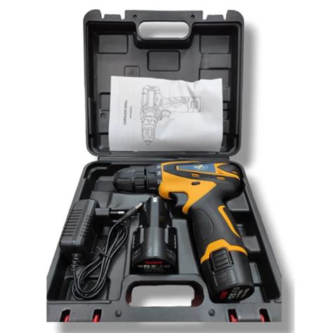 Xlnt 12v 10 Mm Cordless Drill With Variable Speed With 2 Pcs Batteries