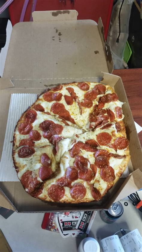 My Pizza Hut Double Cheesy Crust Looks Like It Was Involved In An
