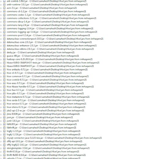 Basics Around Hadoop Accessing Hive Metadata Using Jdbc