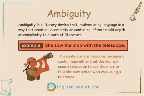 Ambiguity Examples In Literature