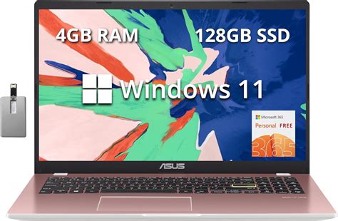 Asus E510 N6000 · Intel Uhd Jasper Lake 32 Eu · 15 6” Full Hd 1920 X 1080 Tn · 128gb Ssd