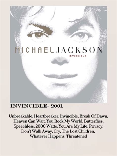 Michael Jackson Invincible Artofit