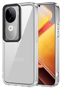 Kapa Warrior Acrylic Clear Back Cover For Vivo V40e Iqoo Z9s Slim