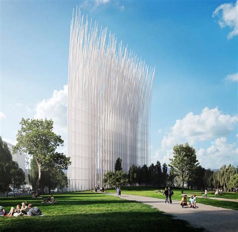 Smar Architecture Studio Designs Swaying Light Up Tower For Silicon Valley