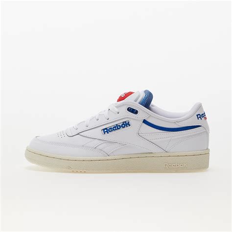 Mens Shoes Reebok Club C 85 Pump Ftw White Classic White Vector Blue Gw4793 Footshop