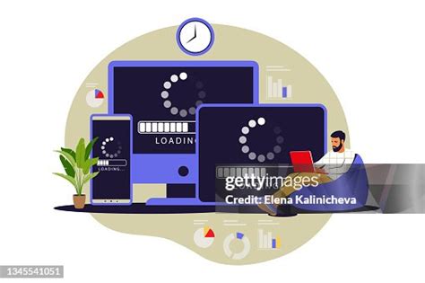 Update Concept Programmer Upgrading Operation System Of Computer Vector