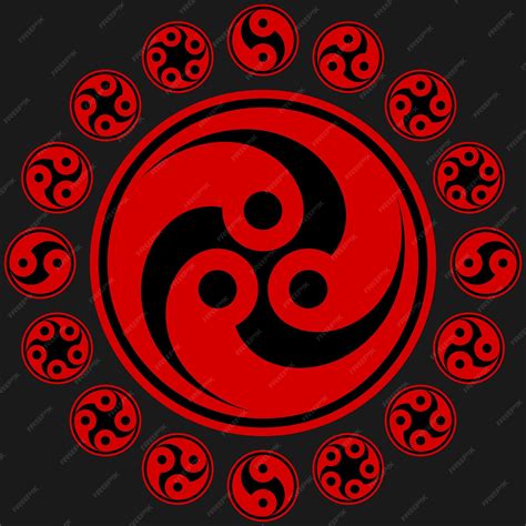 Premium Vector Vector Symbol Of Tomoe Hams