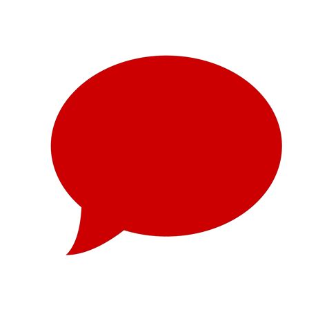 Red Speech Bubble Logo Logodix