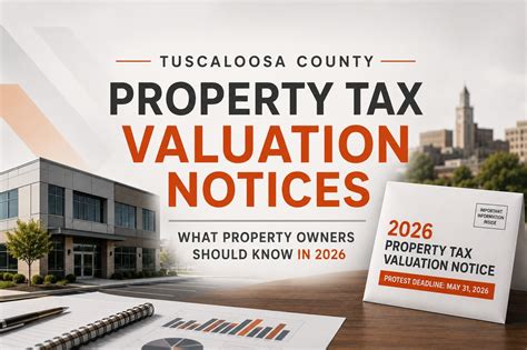 Tuscaloosa County Property Tax Valuation Notices 2026 Guide
