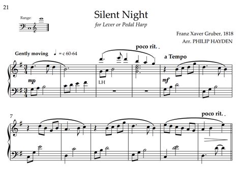 Yuletide Cheer Harp Column Music