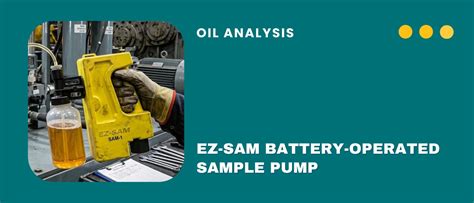 Automatic Oil Sampling Pump Contamination Free Oil Sampling Lubretec