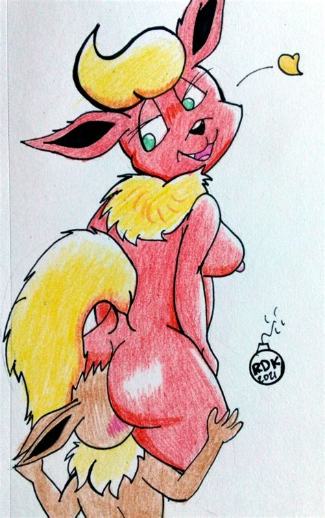 Rule 34 Ass Ass Breasts Duo Eevee Eeveelution Female Flareon Male