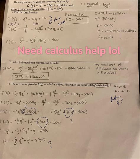 I Need Help With My Calculus Hw R Calculus