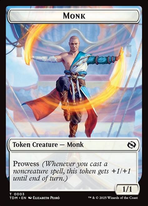 Mtg Monk Token W 1 1 Prowess Treasure Token Magic The Gathering Karte Kaufen Spielraum