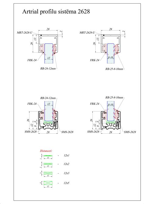 Alumīnija Pilnstikla Sistēma 28x26 Augstākās Kvalitātes Alumīnija