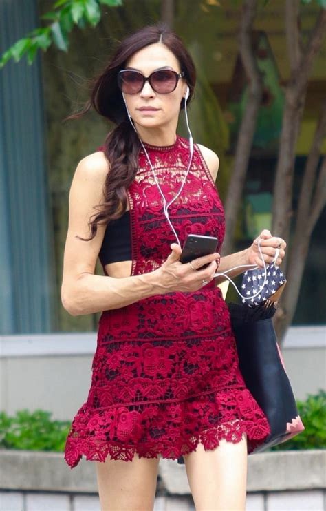 Famke Janssen Sexy Legs In Revealing Dress 22 Photos The Fappening