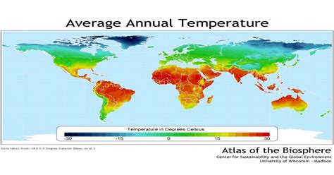 Global Annual Surface Temperature Map [1552 X 1193] Mapporn