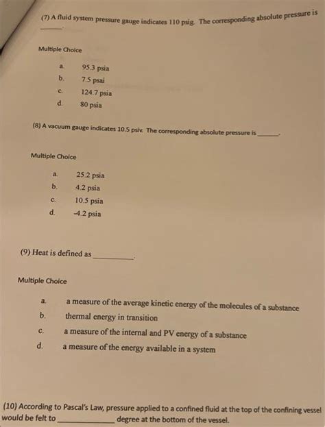 Solved 1 The Average Molecular Kinetic Energy Of A