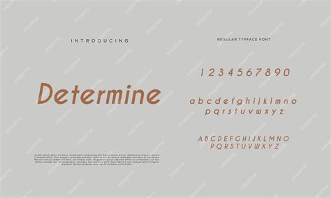 우아한 알파벳 문자 글꼴 및 숫자 클래식 레터링 최소한의 패션 디자인 타이포그래피 모드 프리미엄 벡터